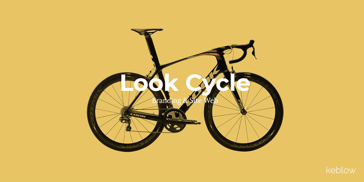 Look cycle - site web responsive et catalogue produit - Keblow